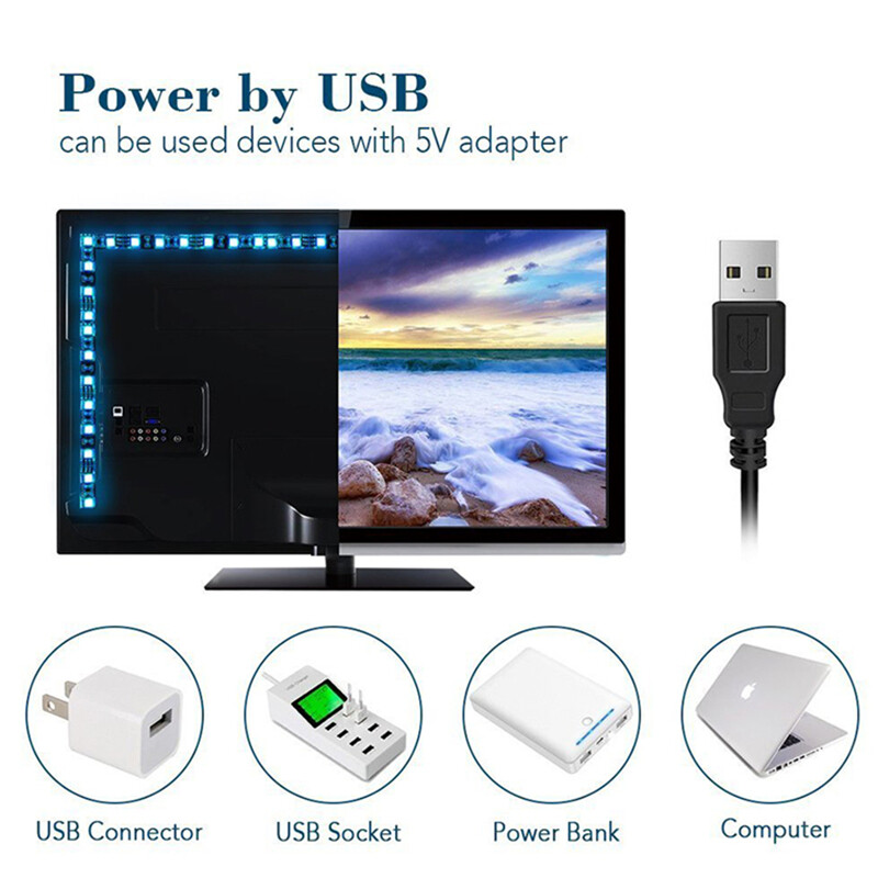Dc5v Usb Led Strip 5050 Rgb Flexible Light | Shelly Lighting