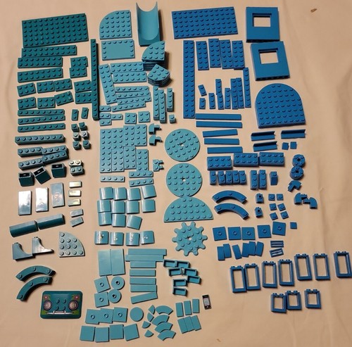 LEGO Mixed Lot over 100 pcs BLUE Friends Flats Azure Turquoise plus 10 ...