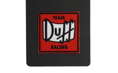Simpsons Team Duff Racing 2.75" x 3" Iron On Embroidered Patch | eBay