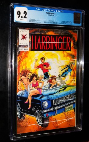 HARBINGER #1 1992 Valiant Comics CGC 9.2 NM- White Pages KEY ISSUE | eBay