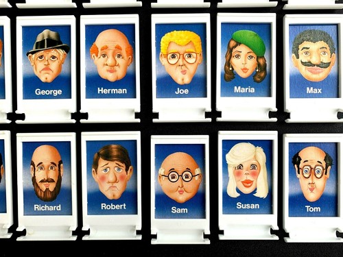 Guess Who? Game 1987 Version Replacement Blue Board Window Frame PICK ...