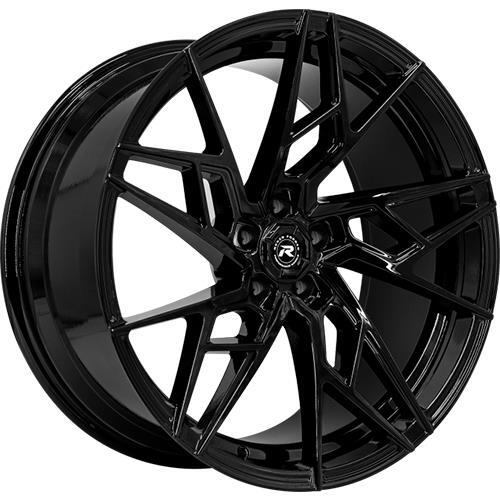 22 inch 22x9 Lexani ASCARI Gloss Black wheels rims 5x110 +40 | eBay