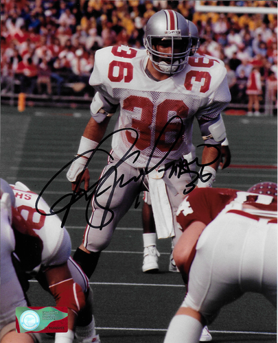 CHRIS SPIELMAN~ OSU Ohio State BUCKEYES FOOTBALLL HOF Autographed 8X10 ...