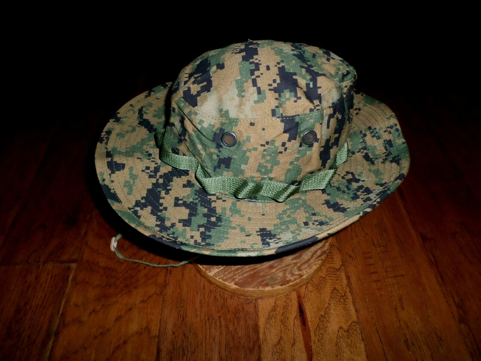 MARINE CORPS BOONIE HAT USMC DIGITAL WOODLAND CAMOUFLAGE MEDIUM 7 1/4 ...