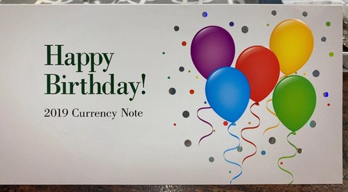 2019 $1 Happy Birthday Currency Note / Bill Set | eBay