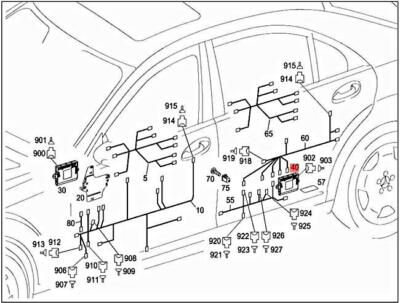 Genuine MERCEDES W221 S-CLASS W221 Control unit complete 2219006604 | eBay
