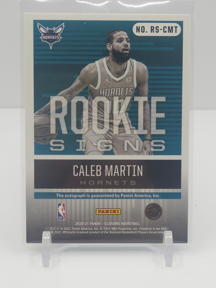 CALEB MARTIN 2020-21 ILLUSIONS ROOKIE SIGNS AUTOGRAPH AUTO! CHARLOTTE ...