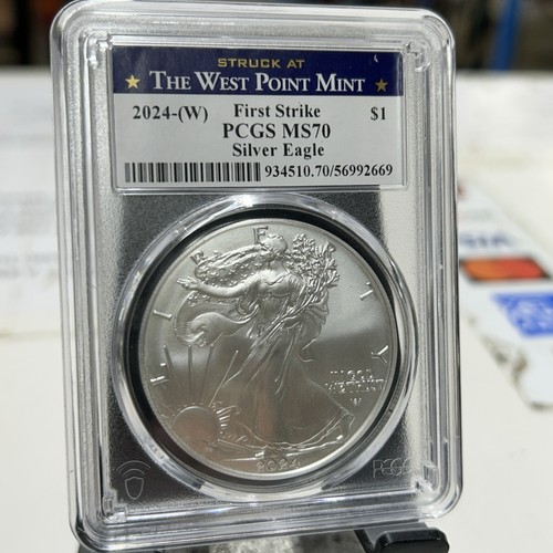 2024-(W) American Silver Eagle MS-70 PCGS (First Strike West Point ...