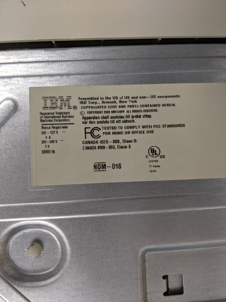 Vintage IBM NetVista 6578-PAU Intel Pentium III PC Computer for Parts ...