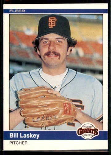 1984 Fleer Bill Laskey #376 San Francisco Giants | eBay