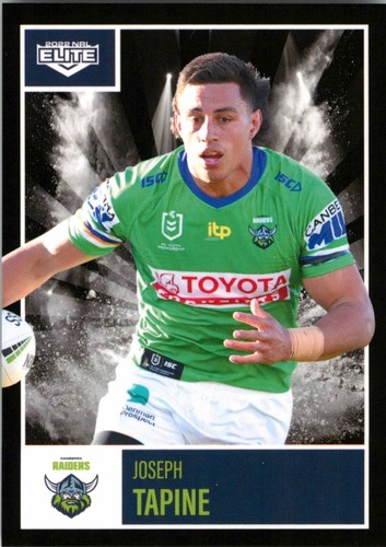 2022 CANBERRA RAIDERS NRL Card JOSEPH TAPINE Elite | eBay Australia