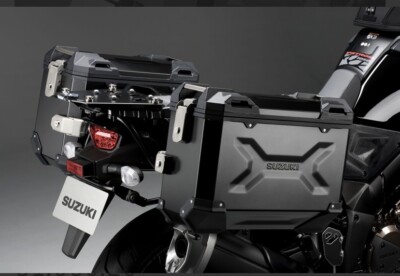 SUZUKI V-STROM Aluminium Side Case Set – Black | eBay