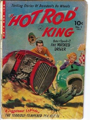 First issues, Vol.1 #1, of 3 vintage, hot rod, drag racing comics. Rare ...