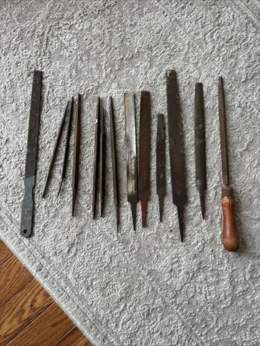 13 Vintage METAL Machinist RASPS FILES TOOLS Various Sizes | eBay