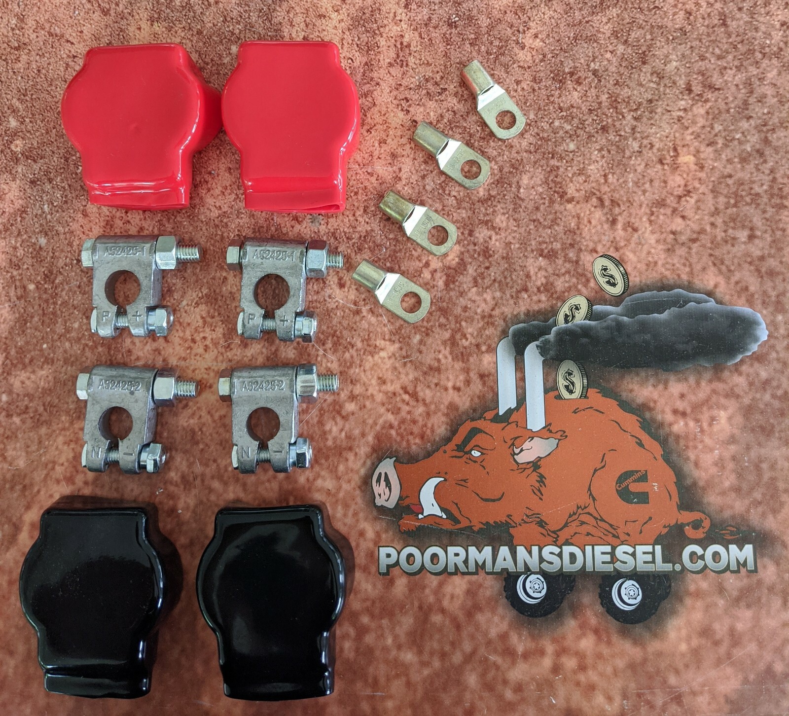 Dodge Cummins Military Dual Battery Terminals, Lugs & Boots * | eBay