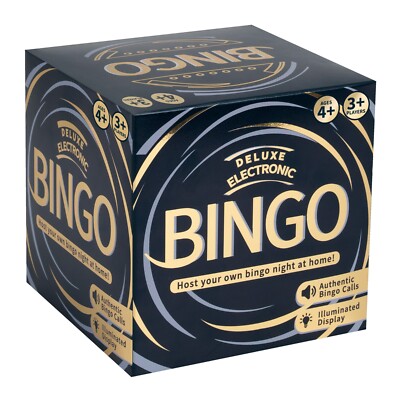 DELUXE ELECTRONIC BINGO MACHINE - Host your own Bingo Night at home ...