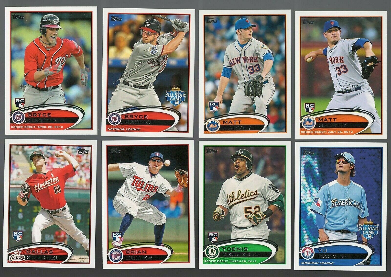 2012 Topps Update Complete Team Set Rookie Card Logo RC Debut Traded ...