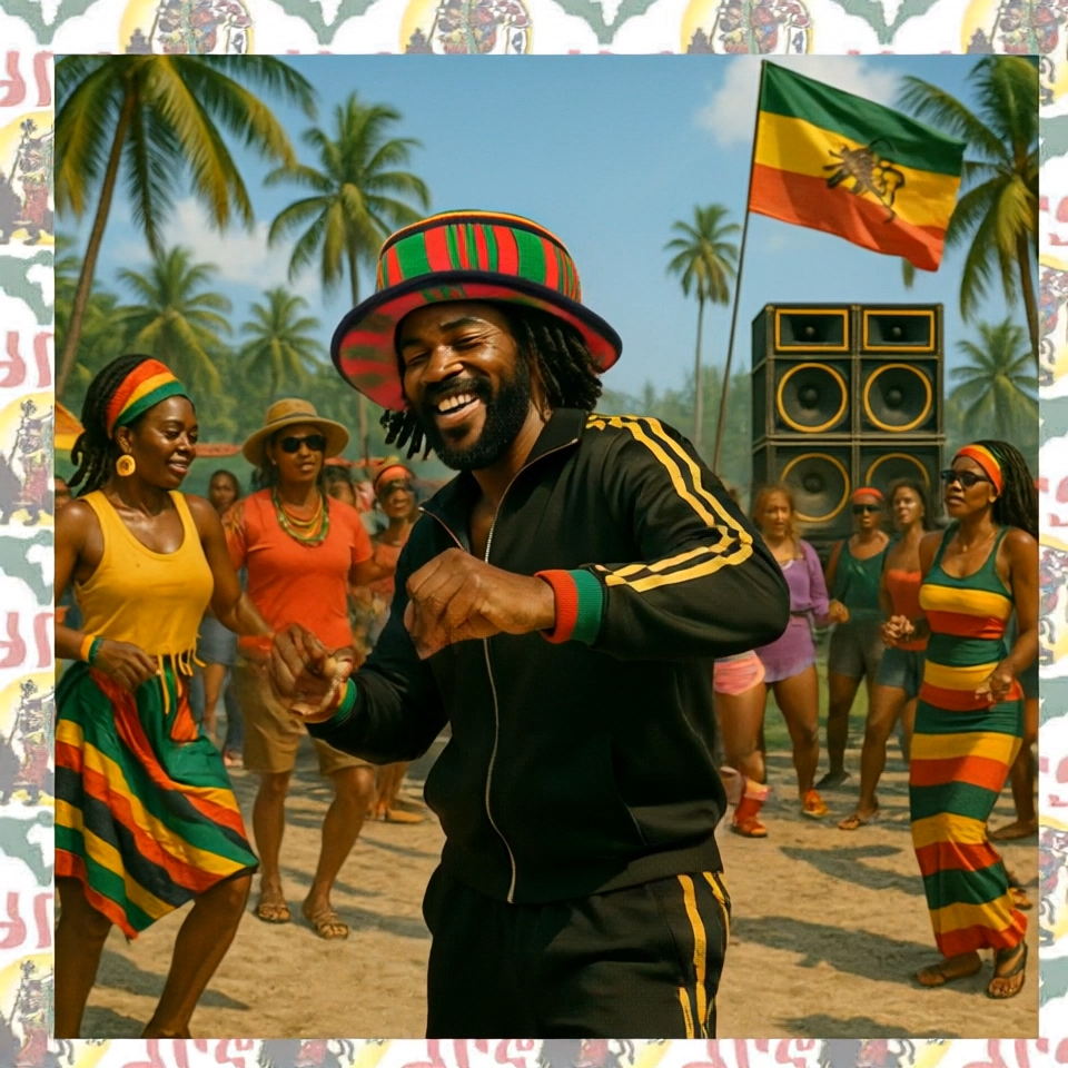 Rasta Style Knit Hat – Reggae Inspired Dreadlock Cap / jamaica reggae ...