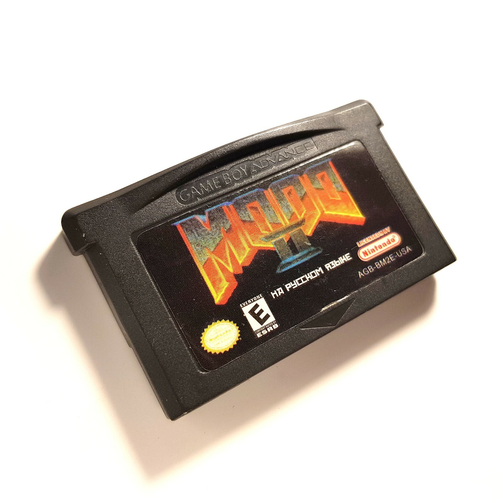 Game Boy Advance Game GBA Doom II Russian reverse logo - ULTRA RARE ...