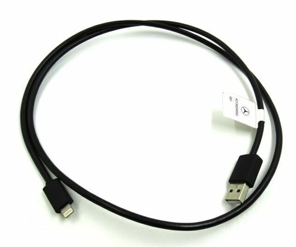 Mercedes-Benz A2138204502 Media Interface Lightning Cable - Black ...