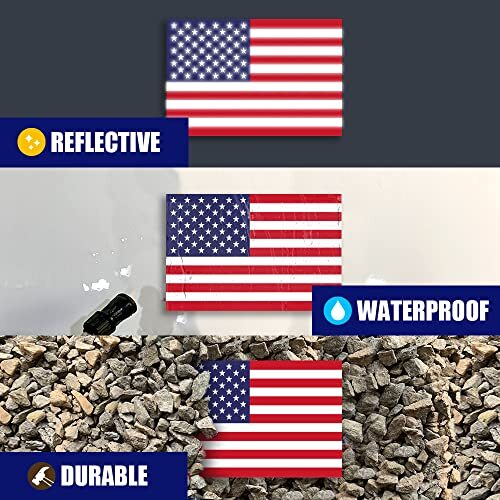 2Pack 6x4" American Flag Magnet Decal Patriotic USA Flag Mangnet for ...