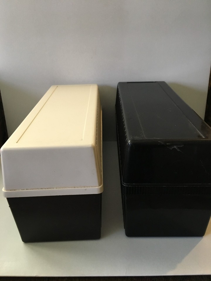 Vintage 8 Track Tape Storage Cases (2 cases) plastic | eBay