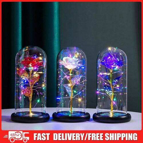 Simulation Rose Fairy Lights Battery Powered Valentines Day Gift for ...