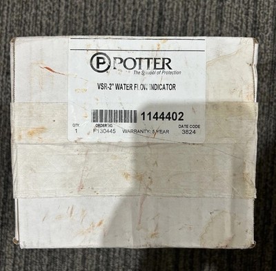 Potter VSR-2” Water Flow Indicator. #1144402. | eBay