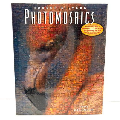 1999 PHOTOMOSAICS Robert Silvers Calendar - Lincoln Mona Lisa Van Gogh ...