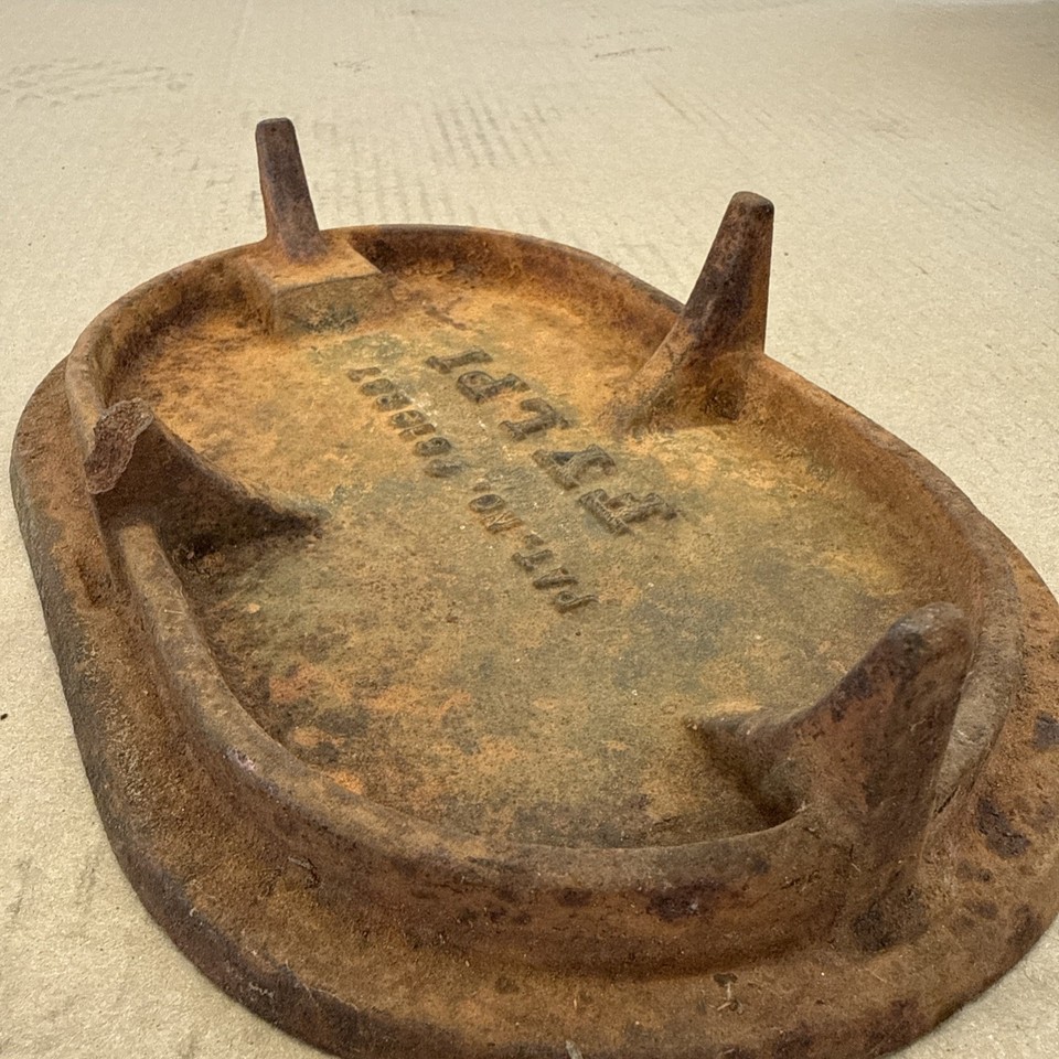 Vintage Cast Iron Wabash, IND Ford Meter Box Co. Water Meter Cover ...