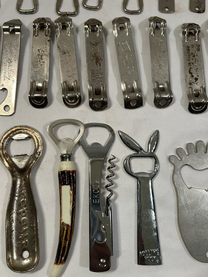 Vintage Lot Of 38 Bottle Openers Beer advertisement | eBay