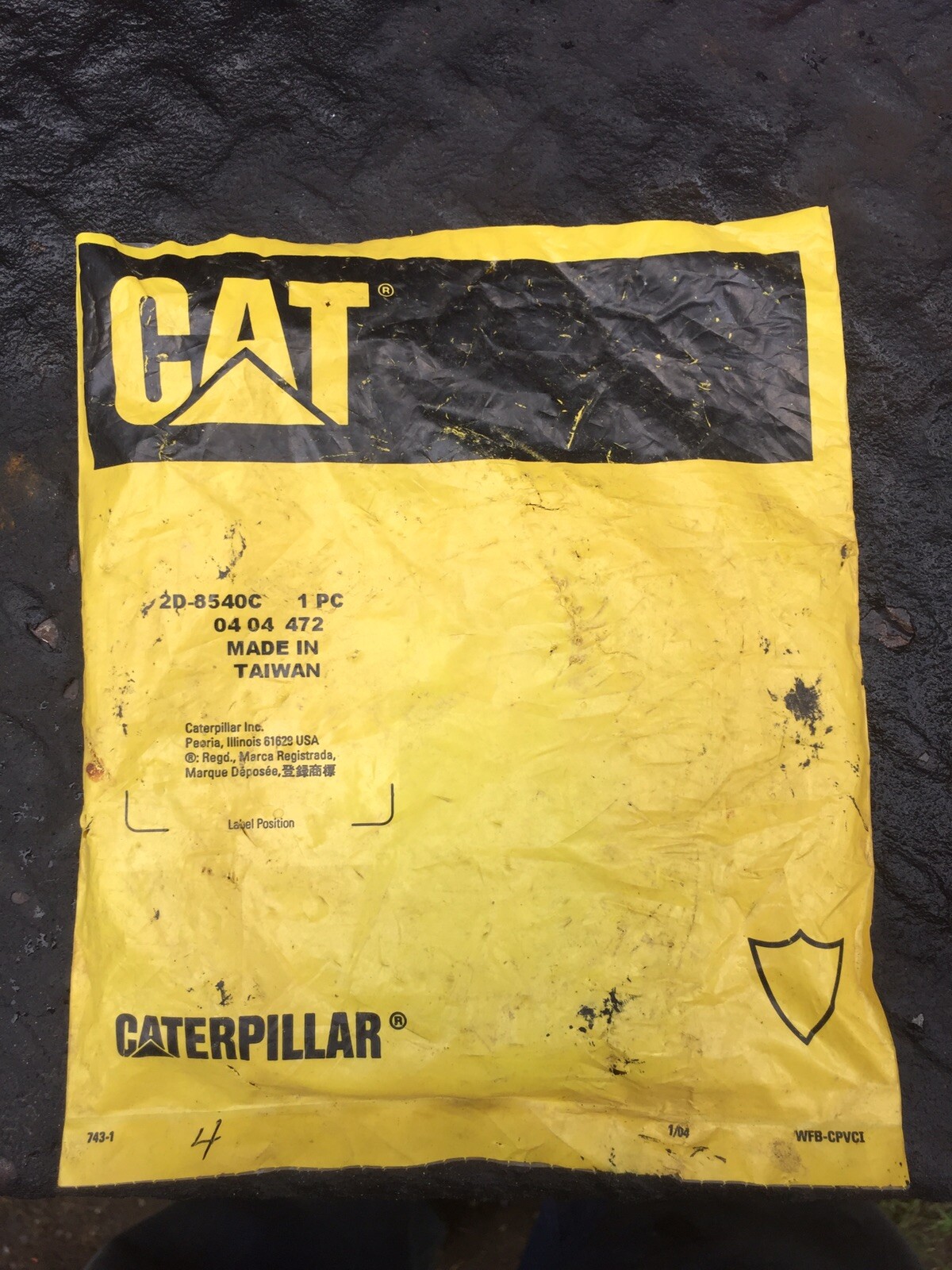 Caterpillar Nos Oem Lip Seal 2D-8540. Cat Original Part 2d8540. | eBay