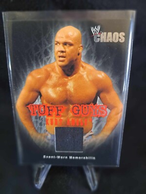 Kurt Angle WWE WWF 2004 Fleer Chaos Tuff Guys Patch Relic | eBay