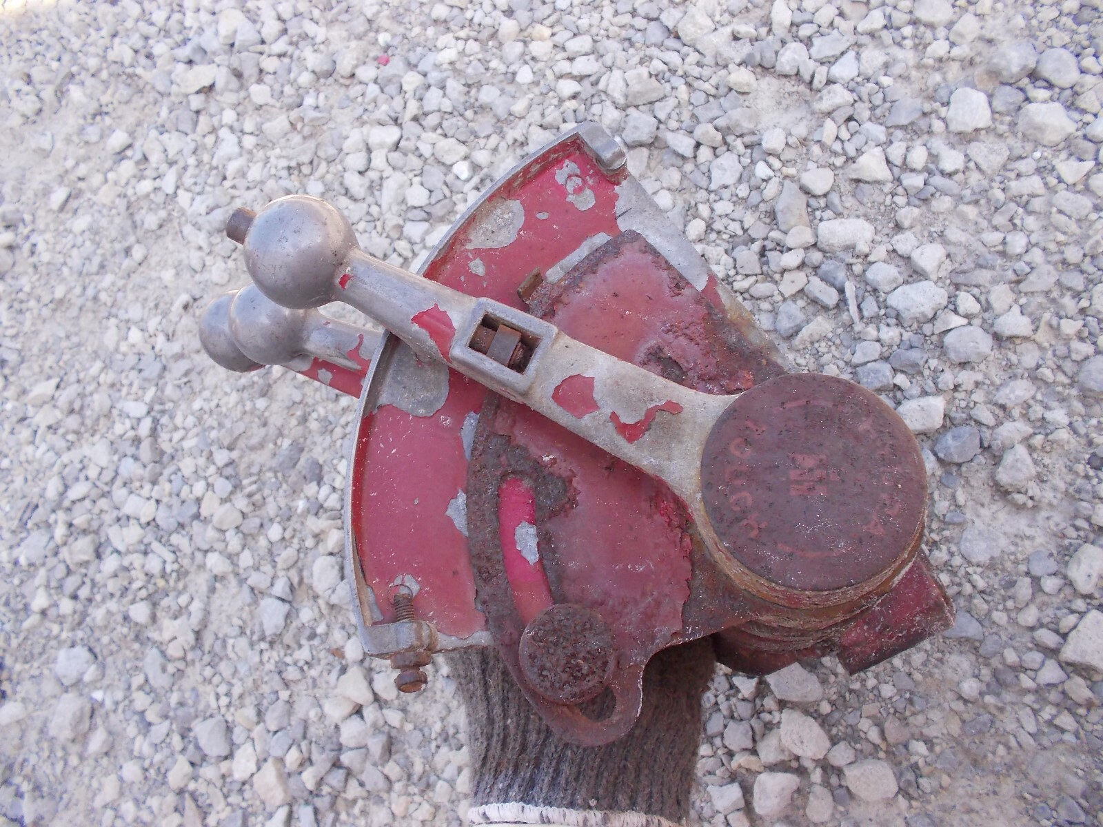Farmall IH 560 tractor 3 hydraulic control levers lever ORIGINAL cover ...