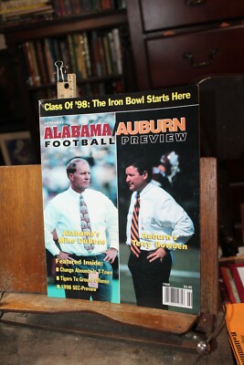 Alabama Crimson Tide Magazine Football 1998 Auburn Preview | eBay