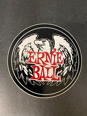 Ernie Ball Eagle Guitar Sticker Decal Round 4.5" | eBay