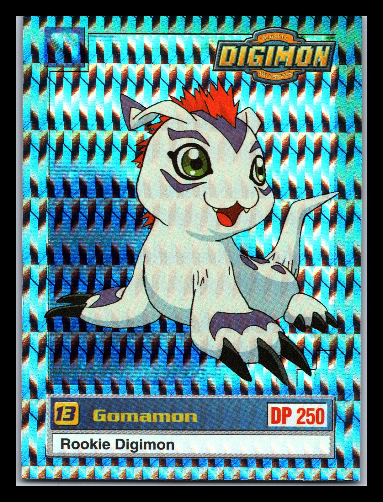 DIGIMON Gomamon ** HOLO ** #13 - 16 of 34 SERIES 1 - 1999/2000 BANDAI ...