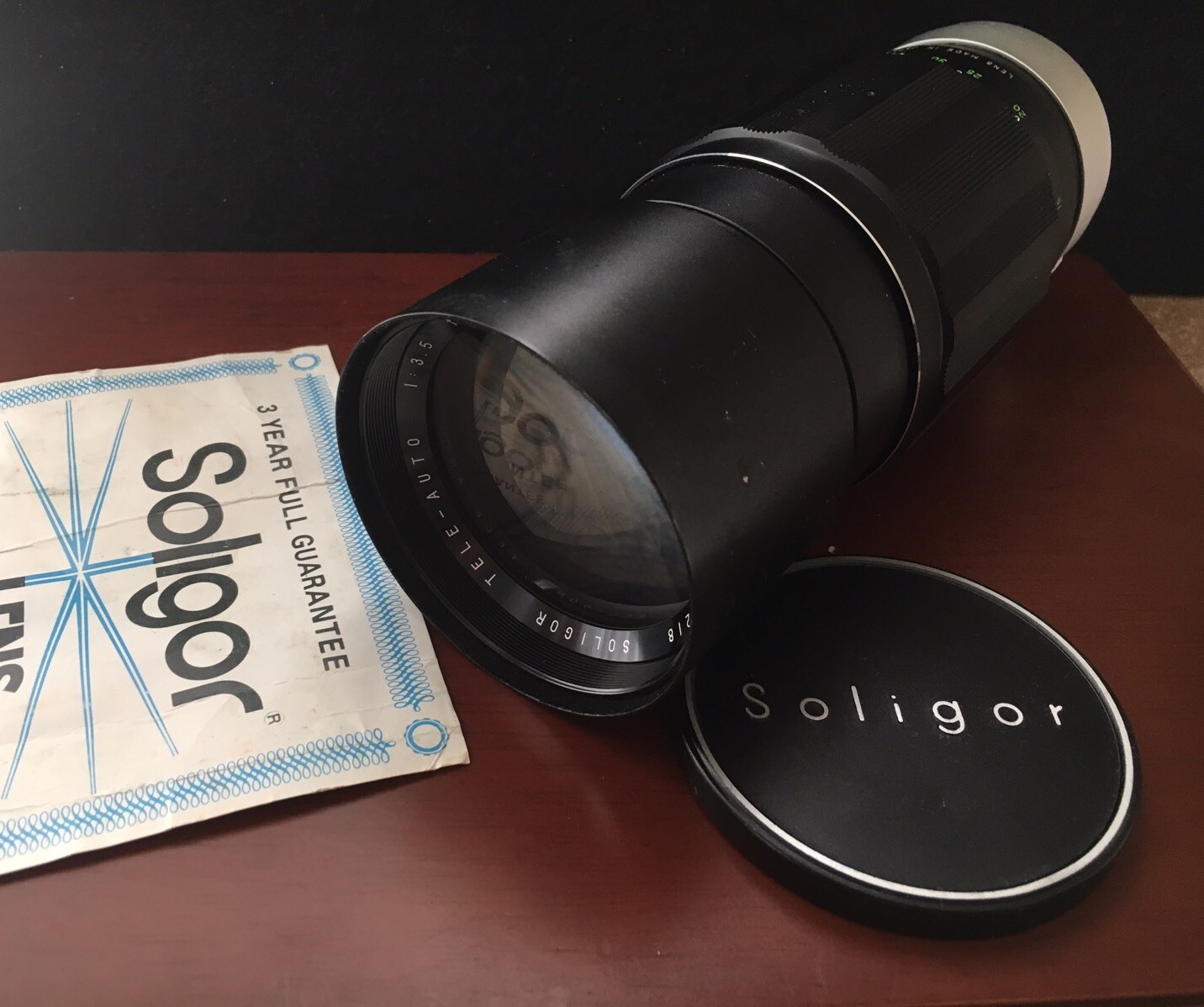 SOLIGOR TELE-AUTO 200mm LENS no 17114218 ~ with case | eBay