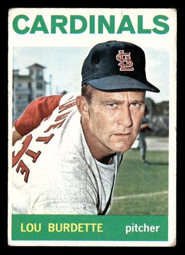1964 Topps LOU BURDETTE #523 GD St. Louis Cardinals | eBay
