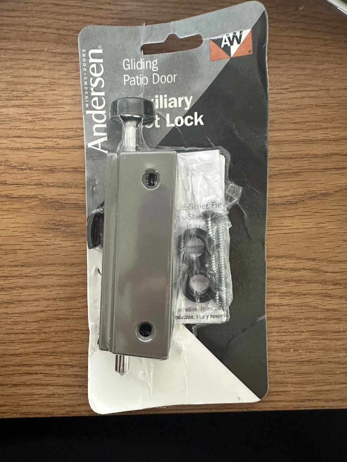 Anderson Doors AUXILLARY SECURITY FOOT LOCK Sliding liding Patio Doors ...