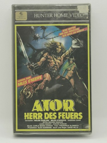 Ator - Herr des Feuers - VHS Erstausgabe - Hunter Home Video - sehr ...