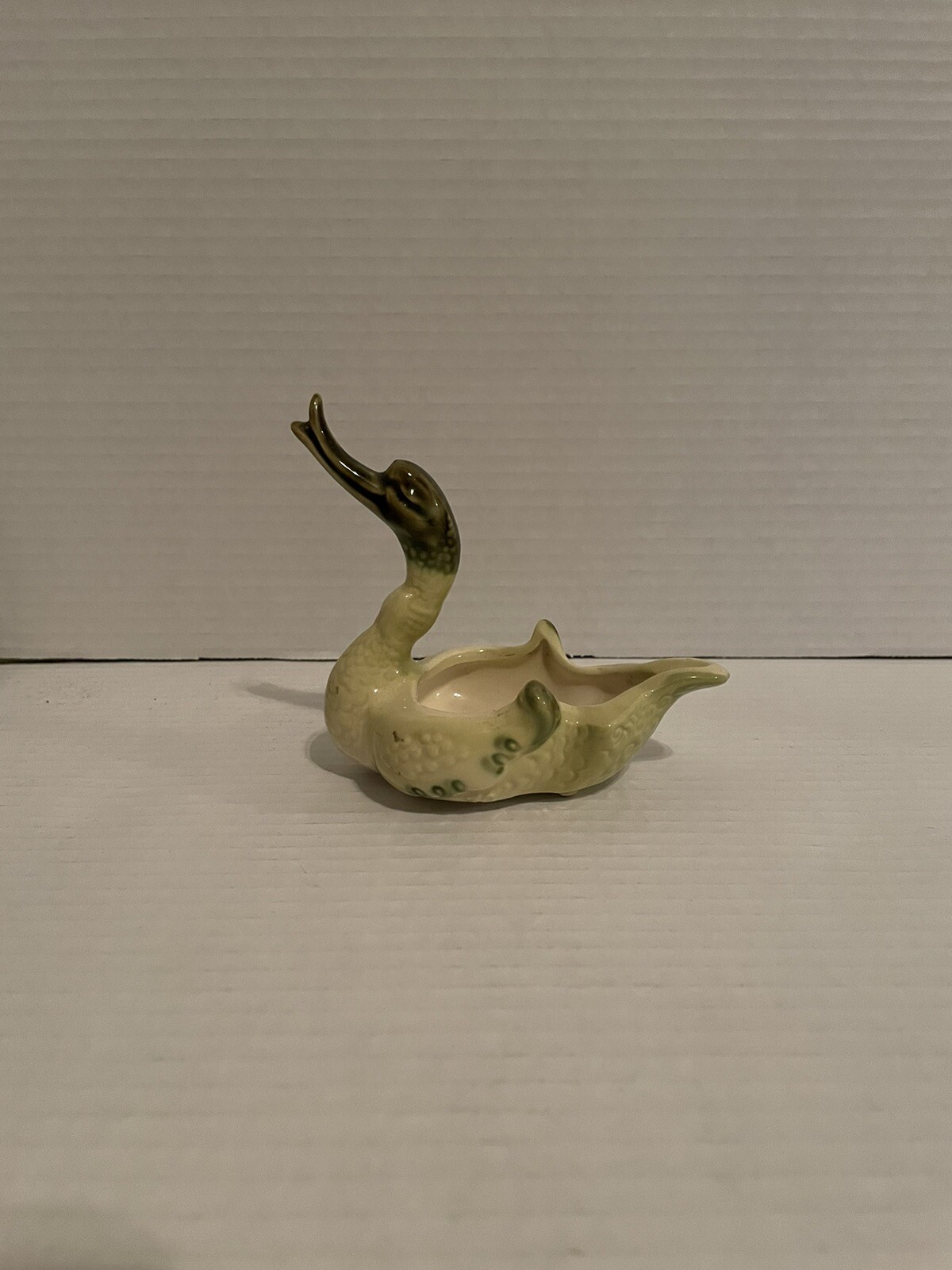Hull Pottery Duck/Long Billed Swan Ashtray Trinket Dish Planter Vintage ...