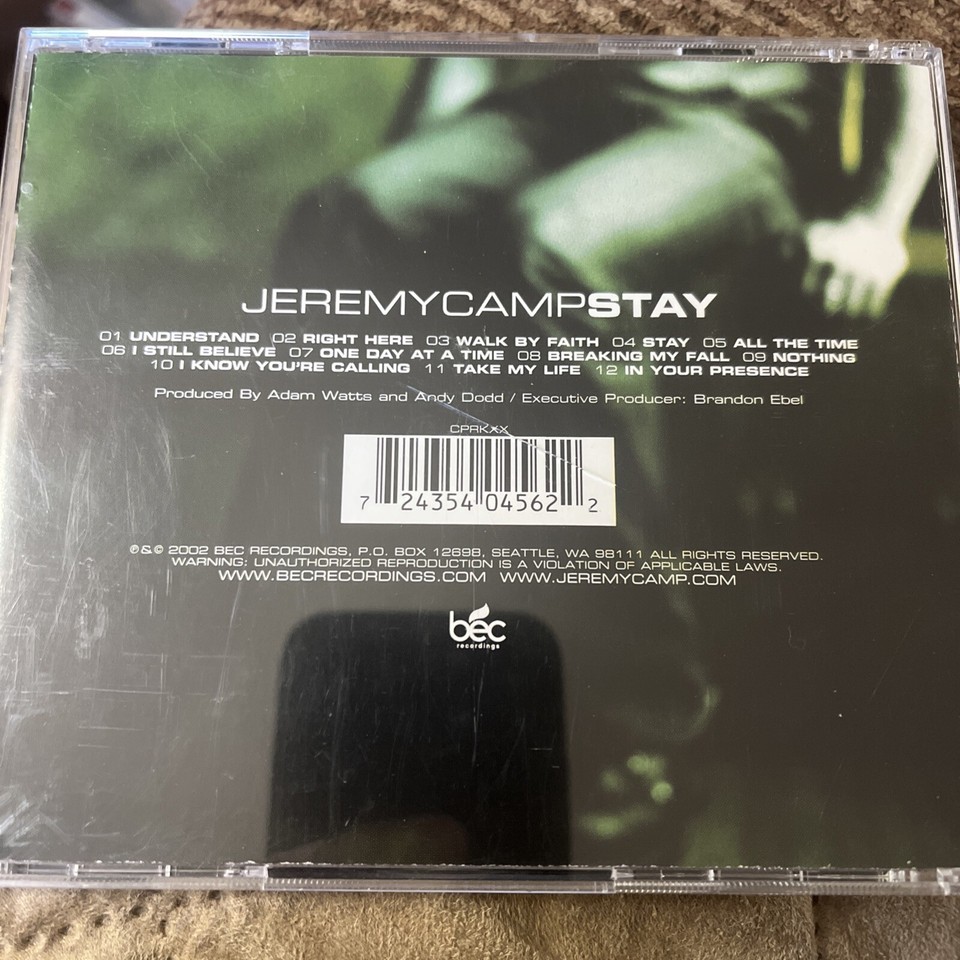 Stay ~ Jeremy Camp, CD (2002, BEC Recordings) 724354045622| eBay