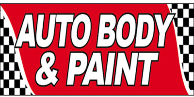 20x48 Inch AUTO BODY & PAINT Vinyl Banner Repair Shop Sign - rb | eBay