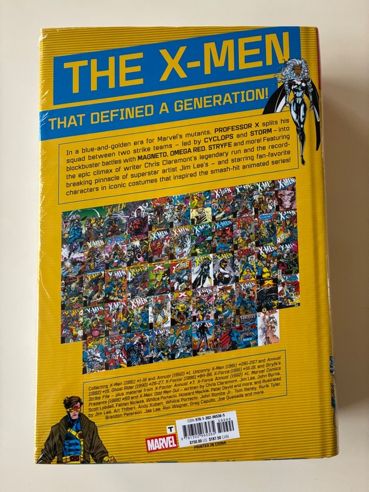 X-Men Blue & Gold Omnibus: Mutant Genesis by Claremont, Jim Lee - New ...