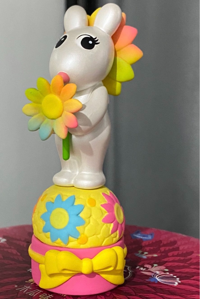 SONNY ANGEL Flower Gift Secret Lion Robby Rainbow Mini Figure Opened ...