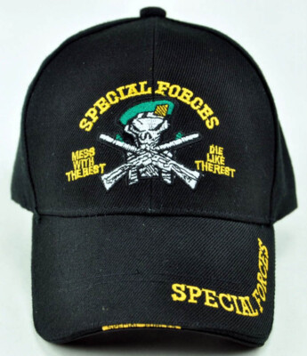 NEW! US ARMY SPECIAL FORCES S1 CAP HAT BLACK | eBay