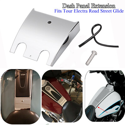 Chrome ABS Lower Dash Panel Extension For Harley 89-07 Touring FLHX FLH ...