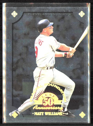 1998 Leaf Fractal Foundations #18 Matt Williams 3681/3999 Indians! | eBay