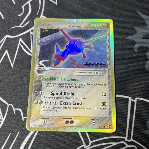 Pokemon EX Delta Species Rare Reverse Holo Latias 8/113 Dmg | eBay